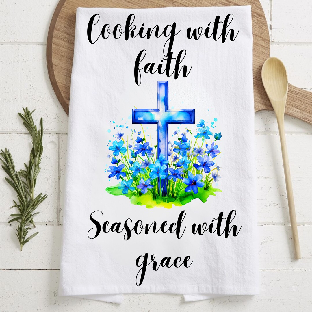 Christian Kitchen Towel PNG Sublimation, Christian Kitchen Towel ...