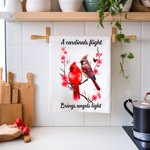 Kitchen Towel Sublimation Designs Cardinal Tea Towel Sublimation ...