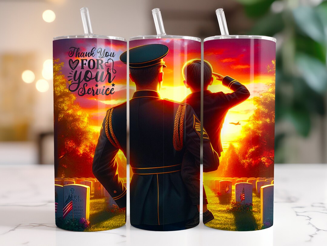 Military Tumbler Wrap Design, Military Tumbler Wrap Png, Memorial Day ...