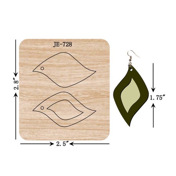 Leather Earring Die Cutting Steel Rule Cutting Die Earring | Etsy