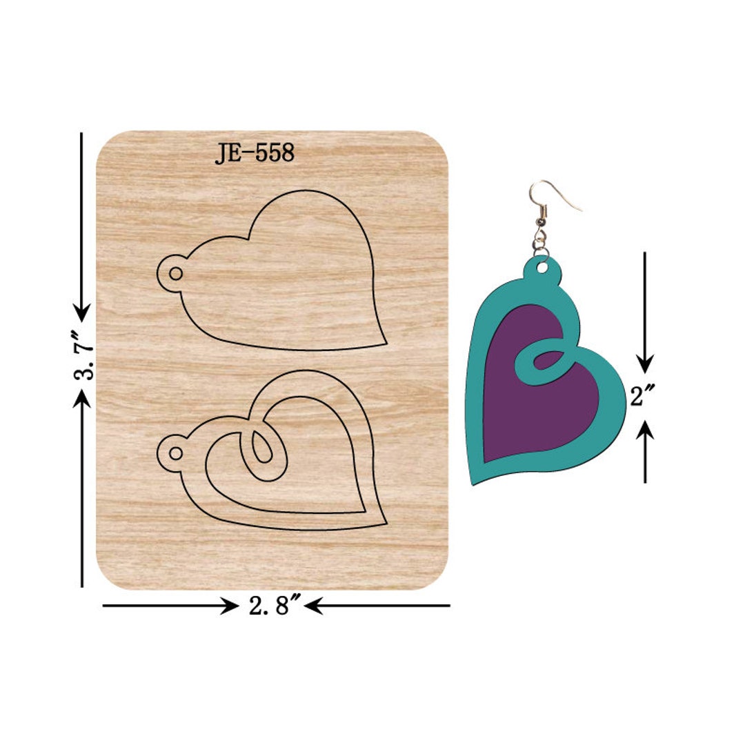 Leather Earring Die Cutting,steel Rule Cutting Die,earring Cutting Die ...