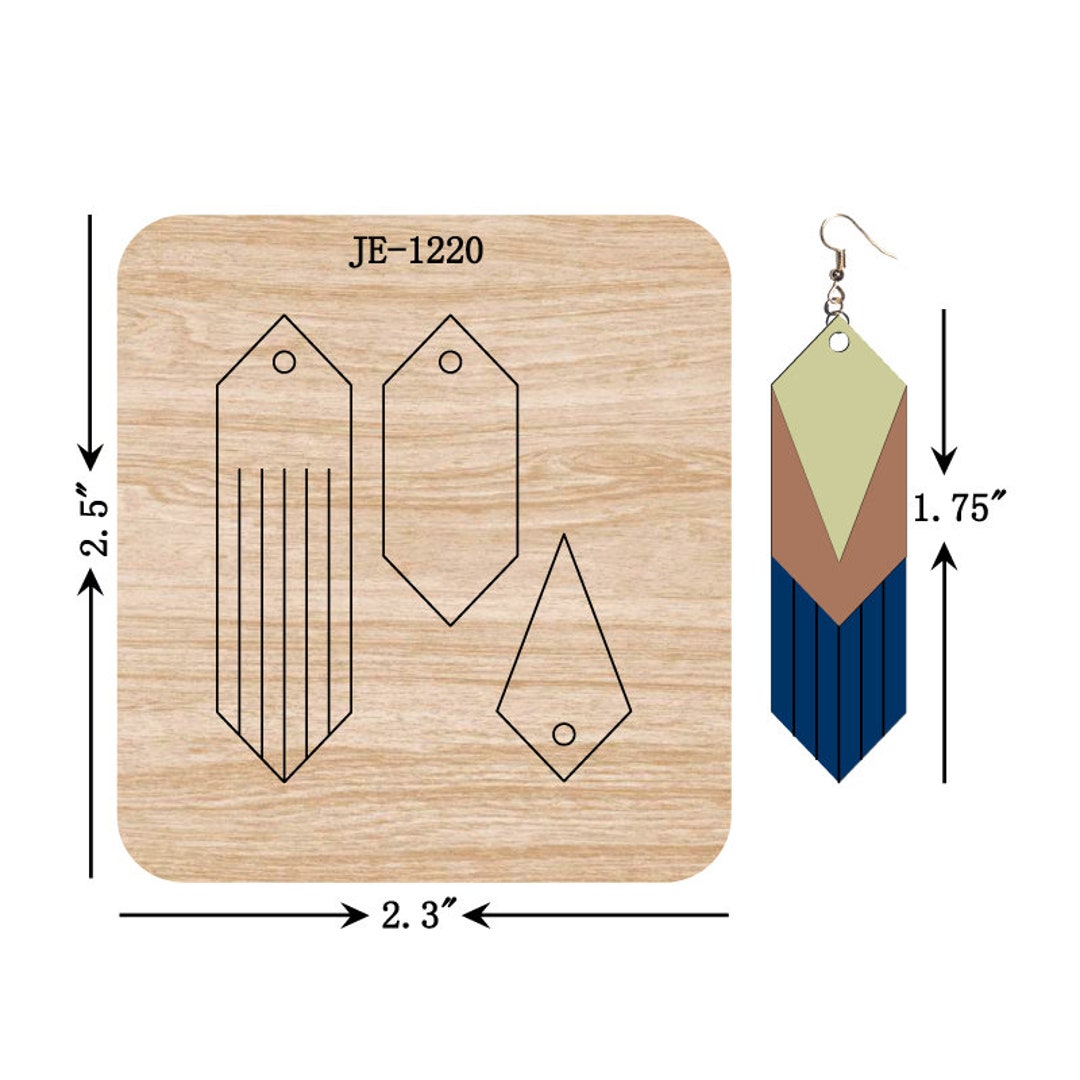 Leather Earring Die Cutting, Steel Rule Cutting Die, Earring Cutting ...