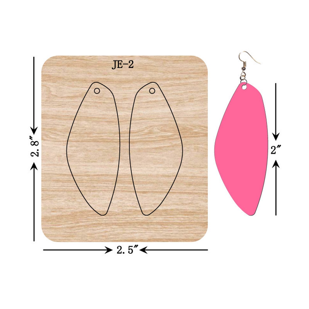 Leather Earring Die Cutting,steel Rule Cutting Die,earring Cutting Die ...