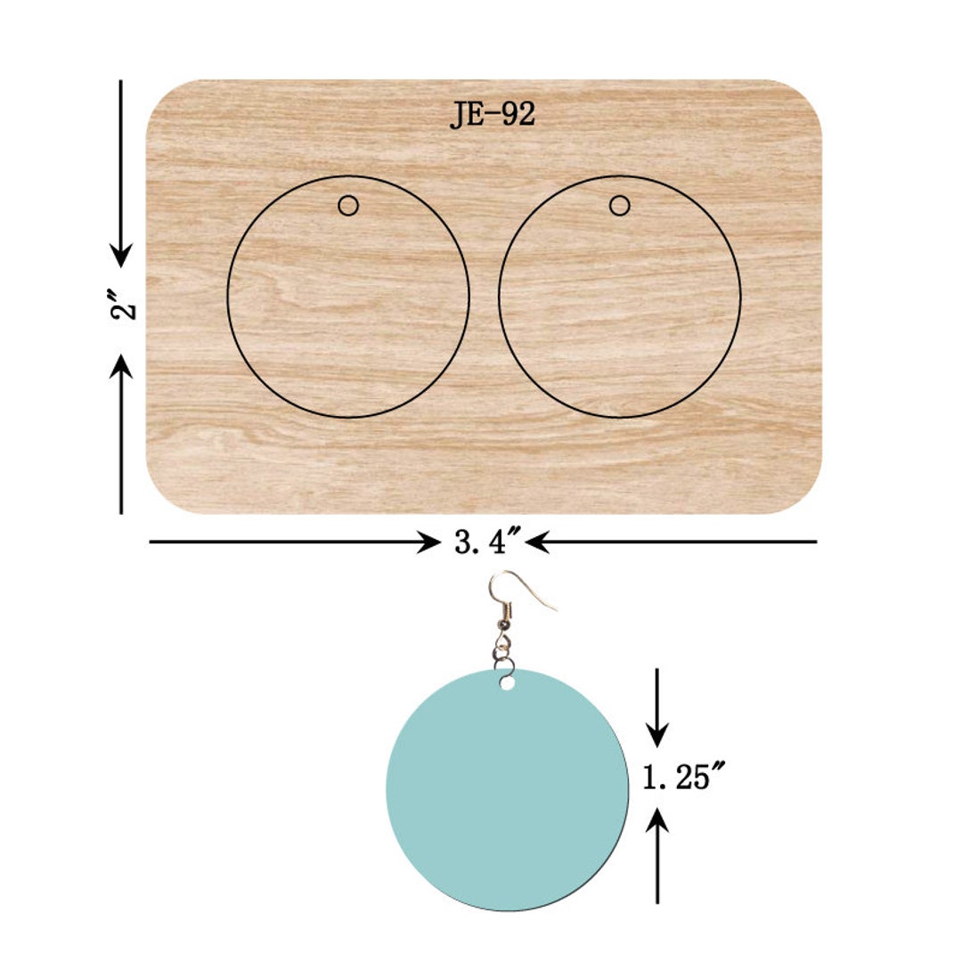 Leather Earring Die Cutting, Steel Rule Cutting Die, Earring Cutting ...