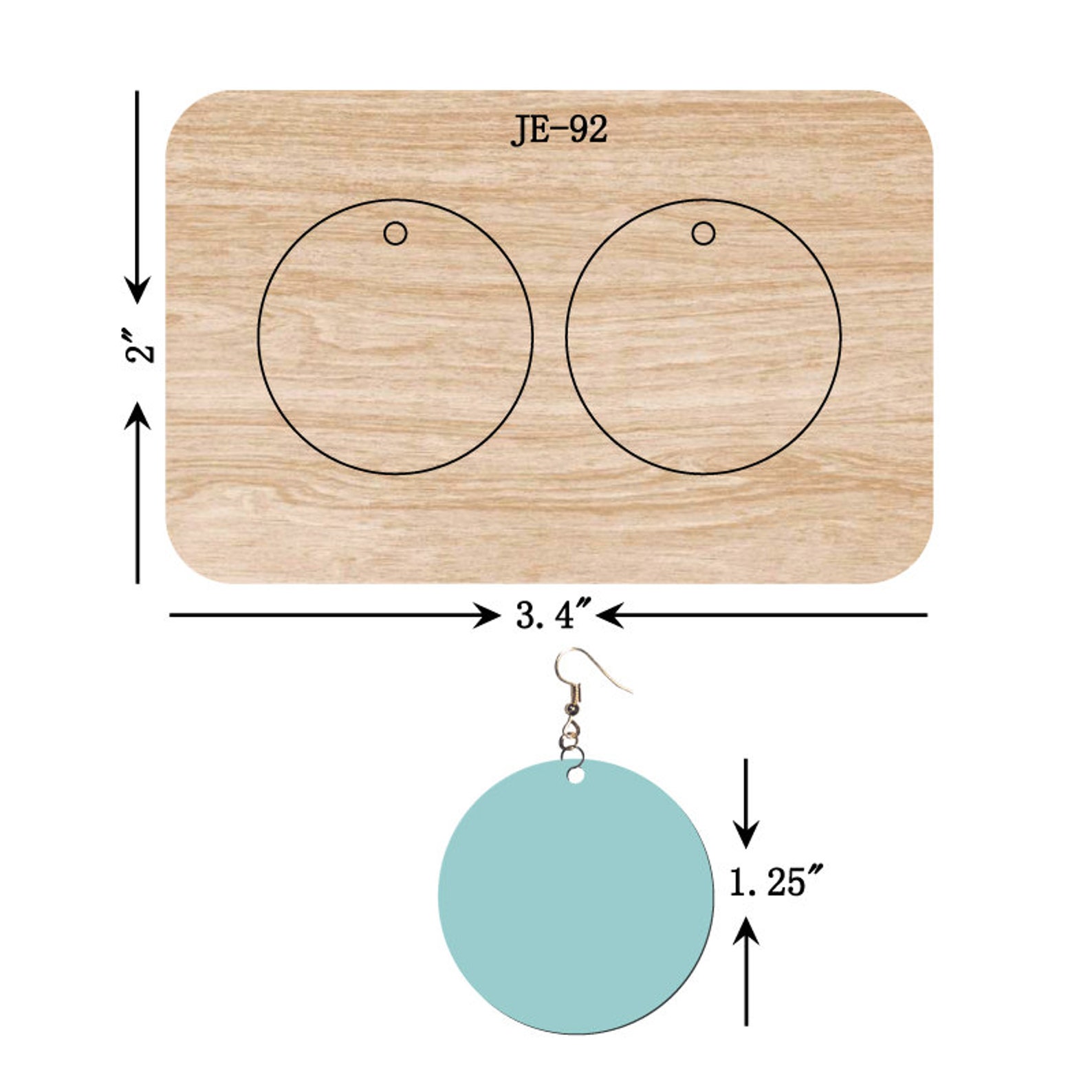 Leather Earring Die Cutting, Steel Rule Cutting Die, Earring Cutting ...