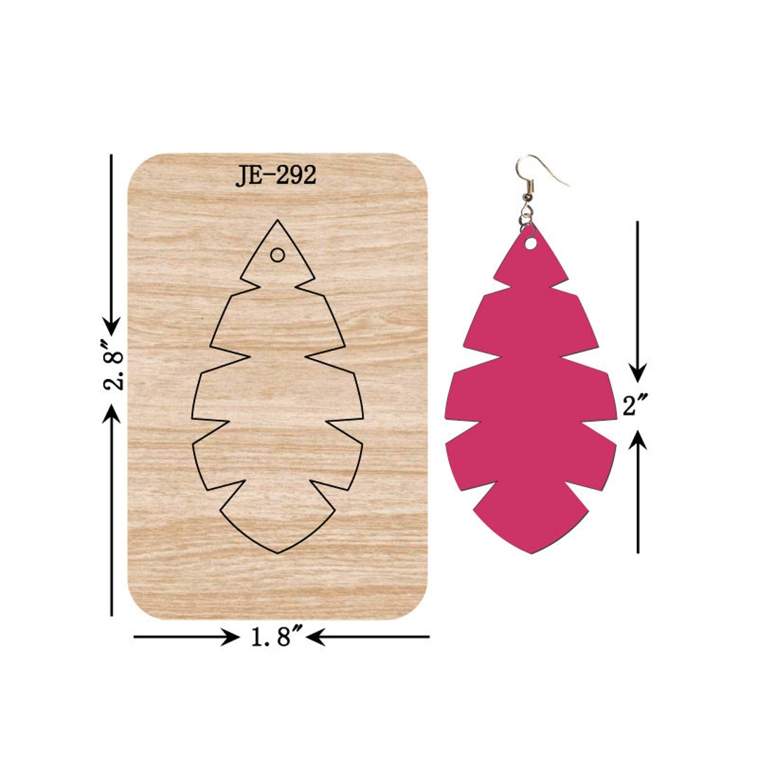 Leather Earring Die Cutting,steel Rule Cutting Die,earring Cutting Die ...
