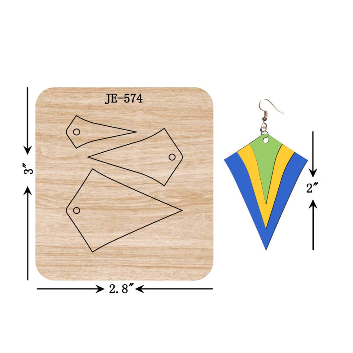 Leather Earring Die Cutting,steel Rule Cutting Die,earring Cutting Die ...