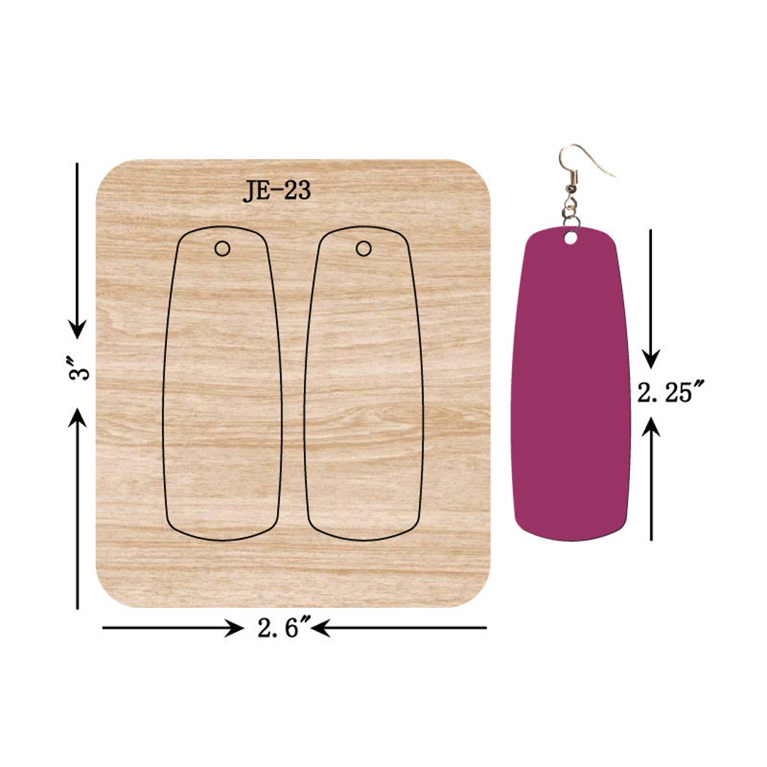 Leather Earring Die Cutting, Steel Rule Cutting Die, Earring Cutting ...