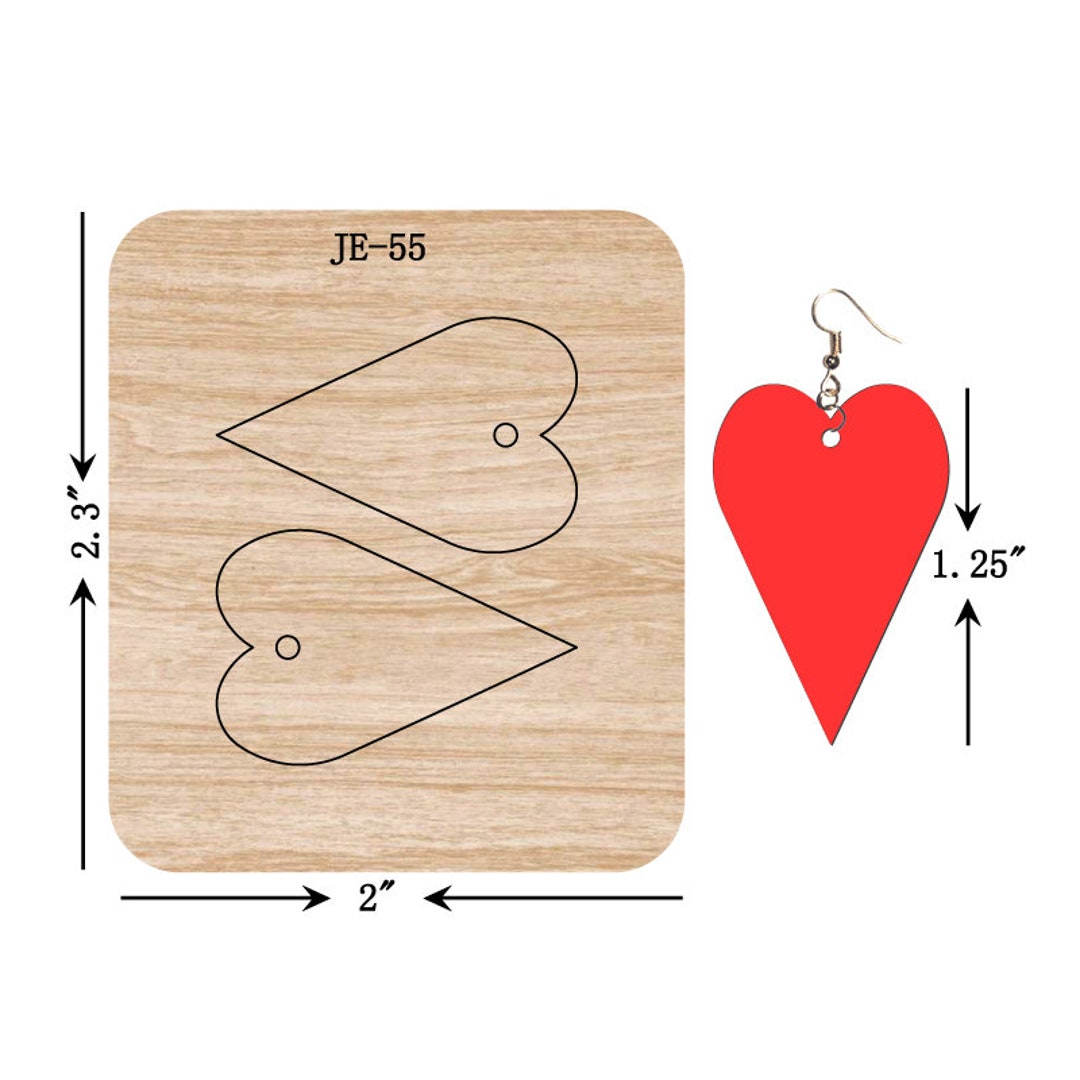 Leather Earring Die Cutting,steel Rule Cutting Die,earring Cutting Die ...