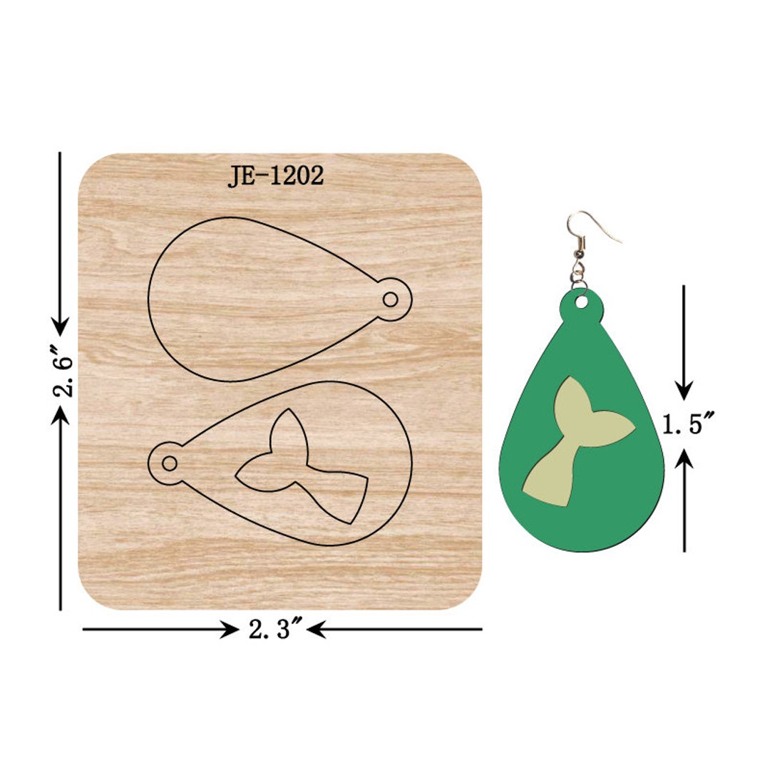 Leather Earring Die Cutting, Steel Rule Cutting Die, Earring Cutting ...