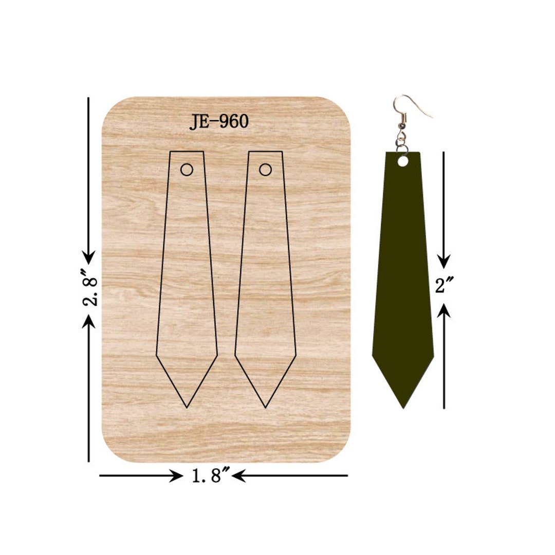 Leather Earring Die Cutting, Steel Rule Cutting Die, Earring Cutting ...