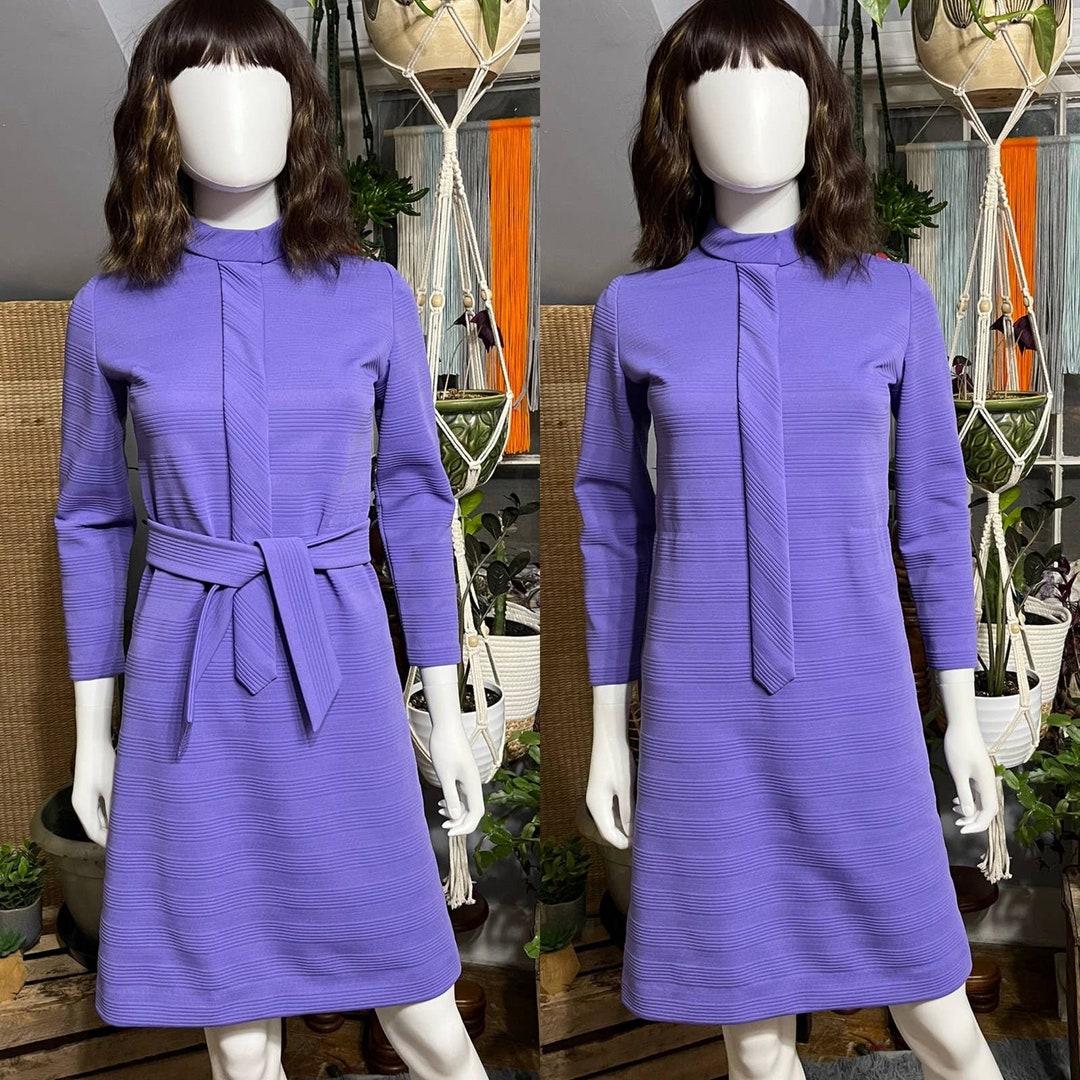 Vintage Mod Midi Dress - Etsy