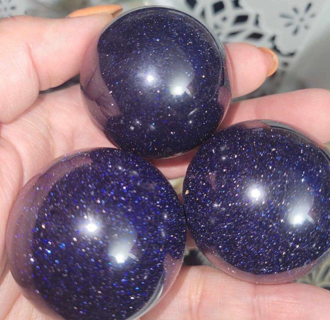 Blue Sandstone Sphere - Good for Success, Courage, and Confidence - Etsy