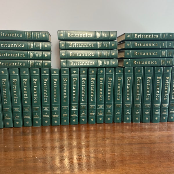 Encyclopedia Britannica Complete Set - Etsy