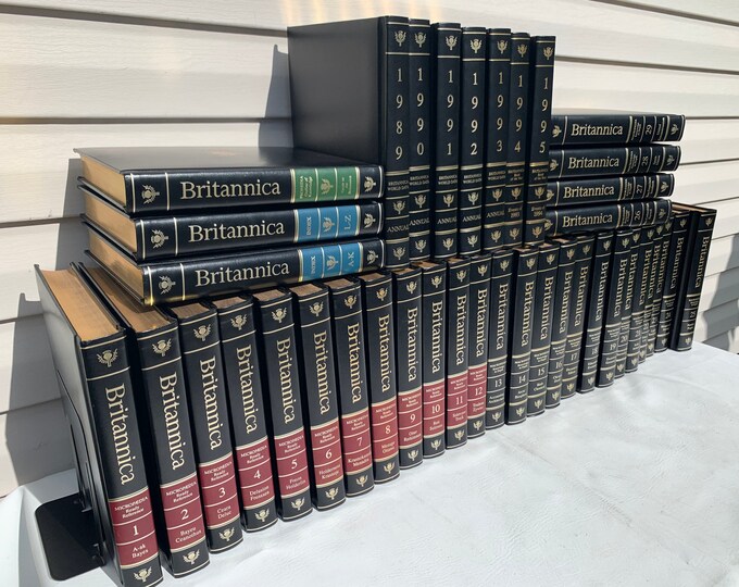Encyclopedia Britannica 15th Edition 1989 Complete Set With Yearbooks, 39 Total Volumes - Etsy