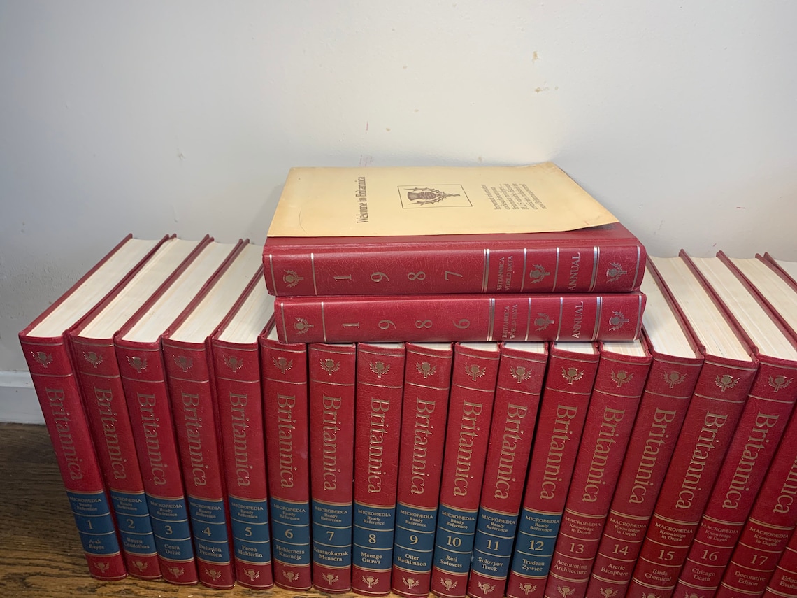 Encyclopedia Britannica 15th Edition 1986 Complete 29 Volume Set ...