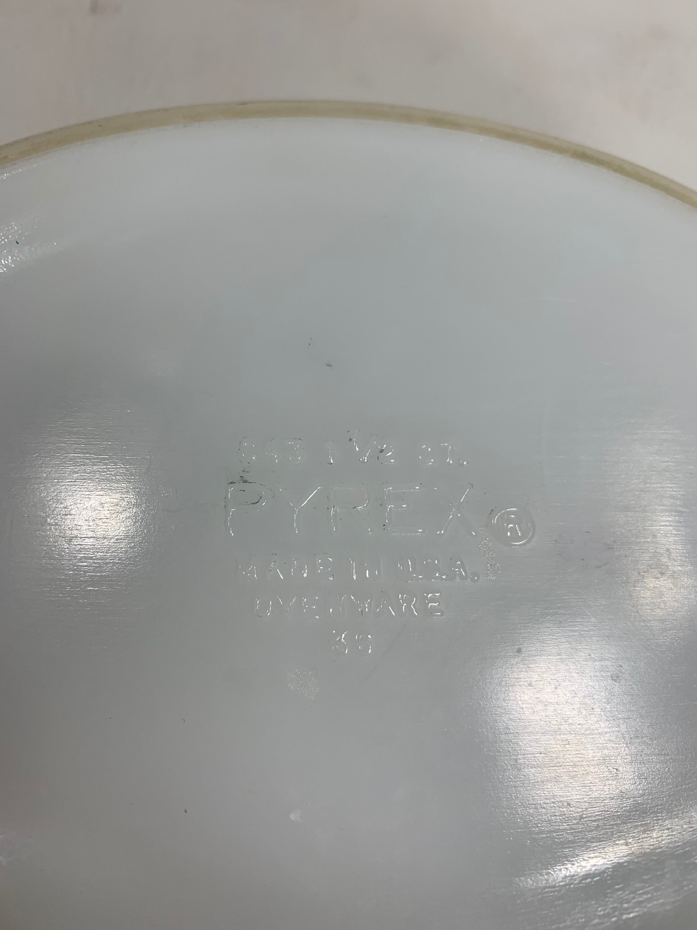 Rare Vintage Pyrex Golden Olive Medallion Promotional 1.5qt Casserole ...