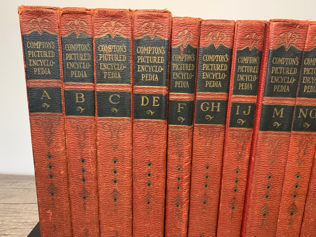 Comptons Pictured Encyclopedia Lot of 14 Books, 1934 - Etsy