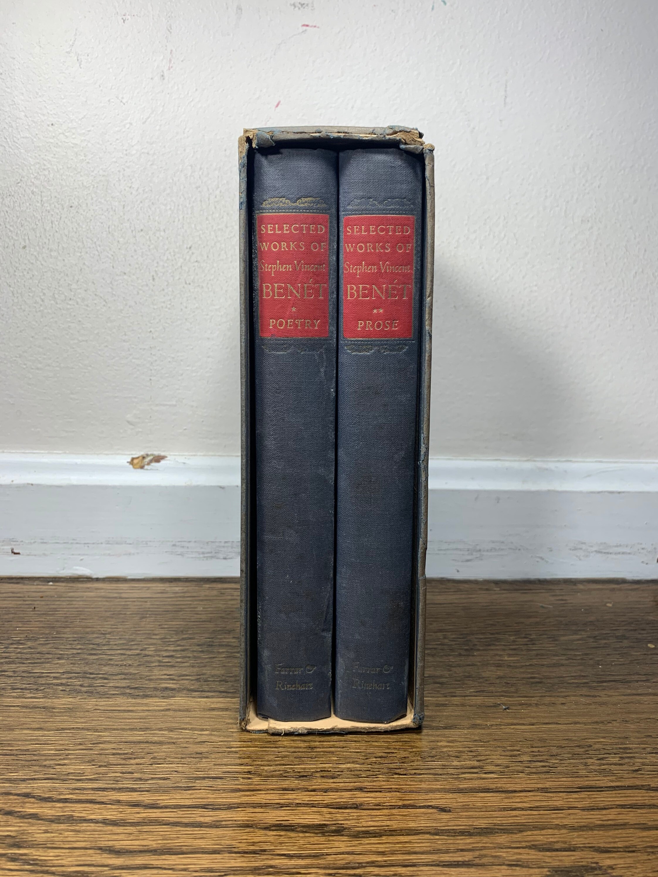 Selected Works of Stephen Vincent Benet 2 Volume Set, 1942 - Etsy