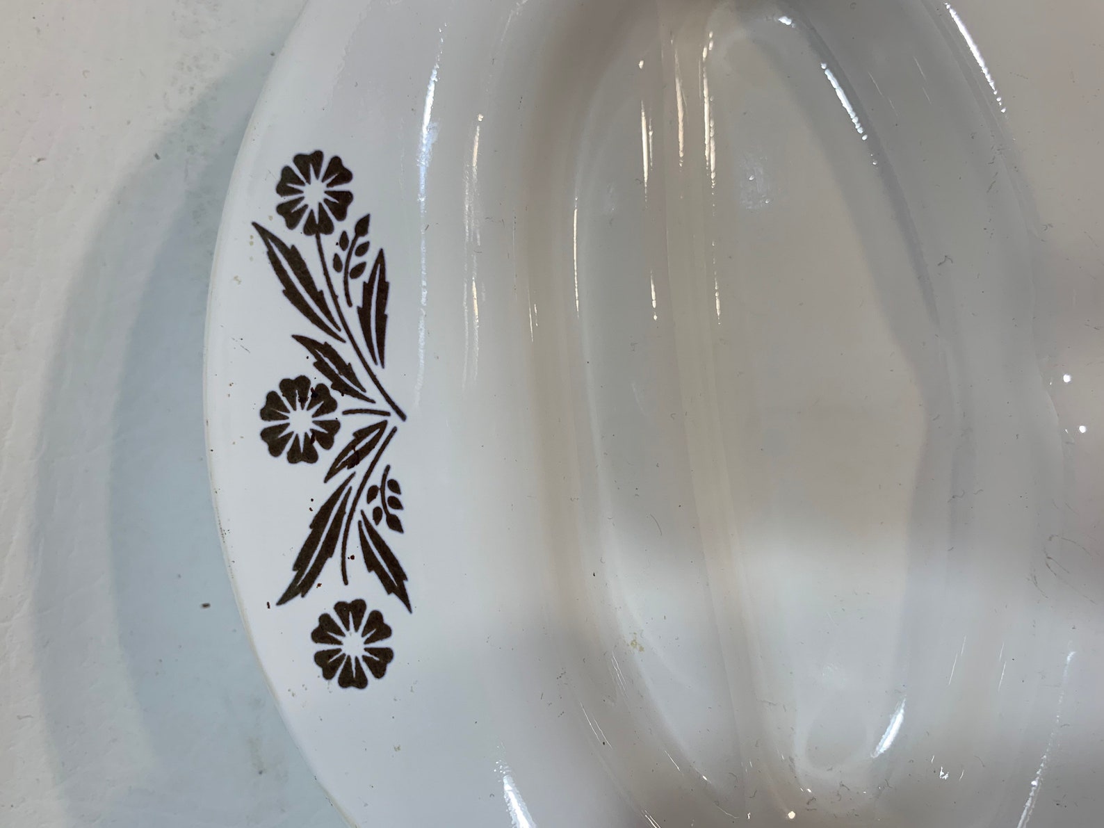 Extremely Rare Corning Ware Brown (not Blue) Cornflower P-19 Serving ...