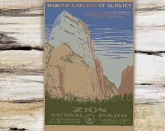 Zion National Park Postcard - Etsy