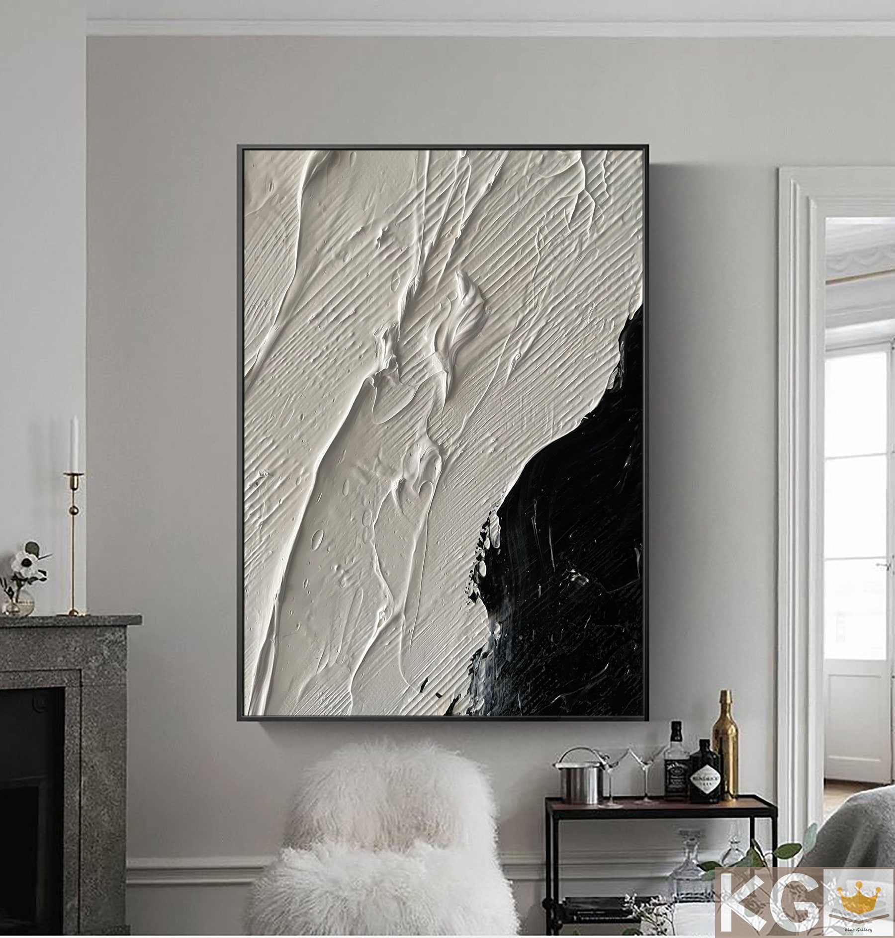 White Minimalist Painting