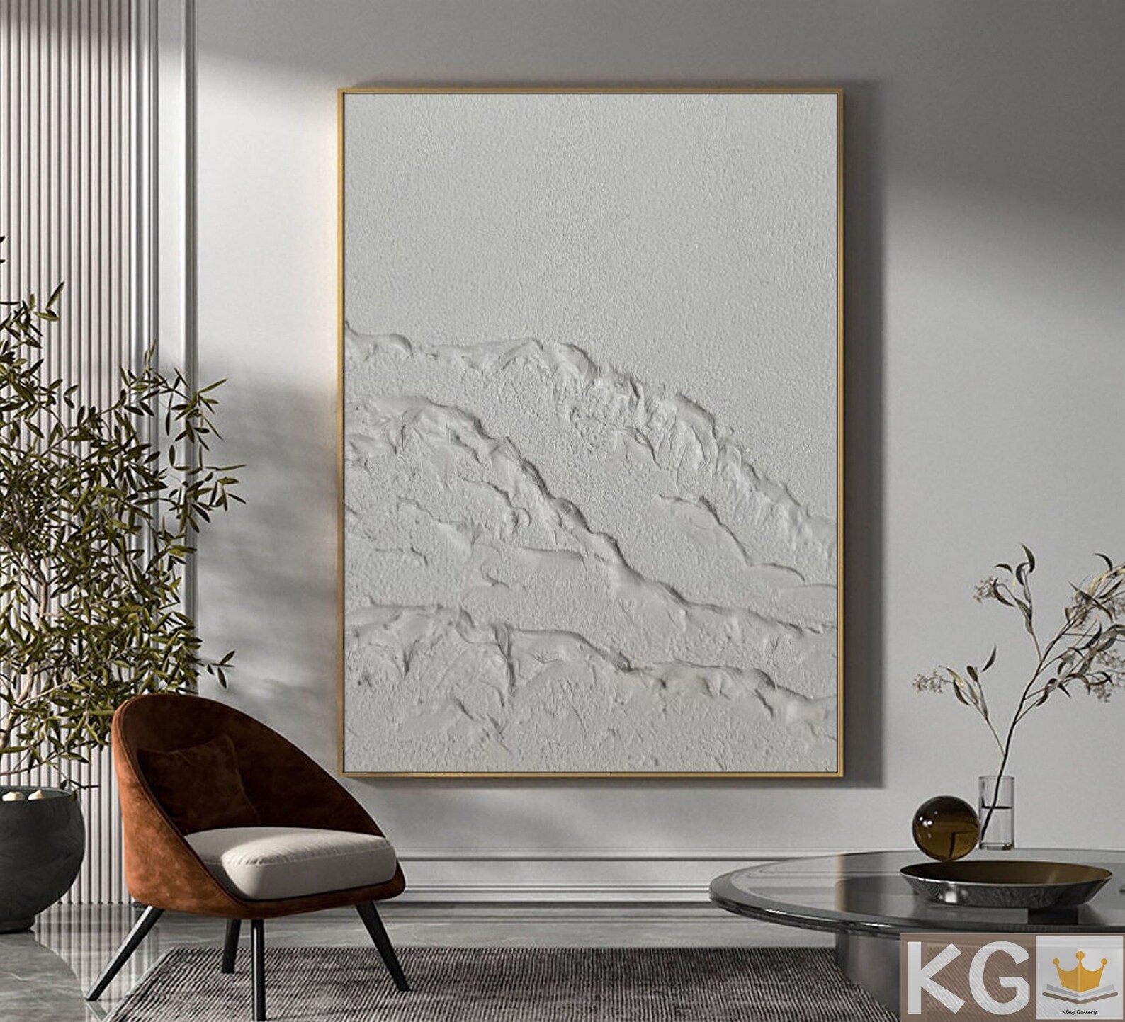 White Wall Art White 3D Textured Art White Textured Wall Art - Etsy