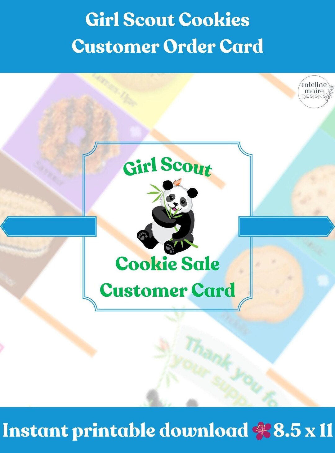 Girl Scout Cookie Customer Receipt 2025 LBB - Etsy
