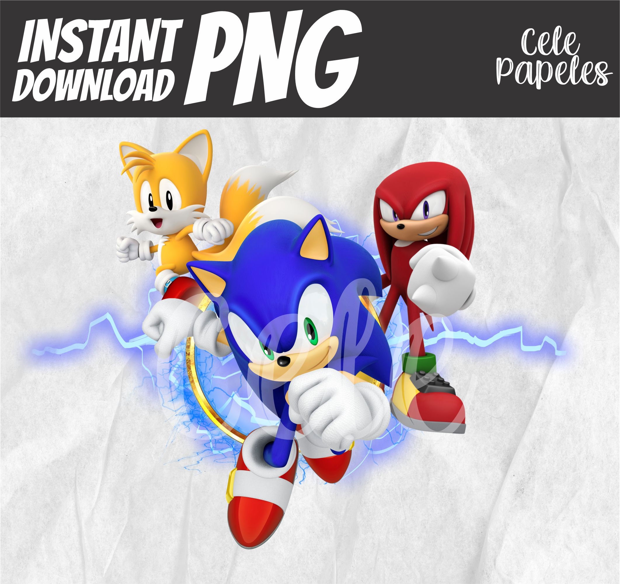 Sonic friends Imagen PNG Clipart Descarga Directa Instantanea - Etsy México