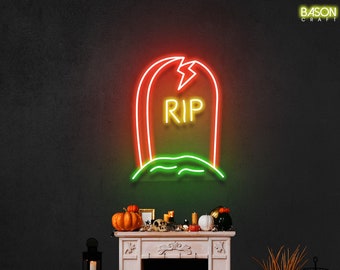 Grave Rip Neon Sign - Etsy