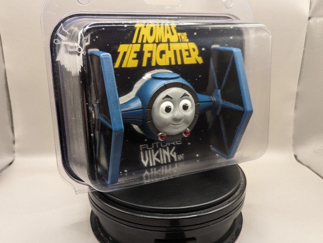 Thomas the Tie Fighter (painted) - Etsy