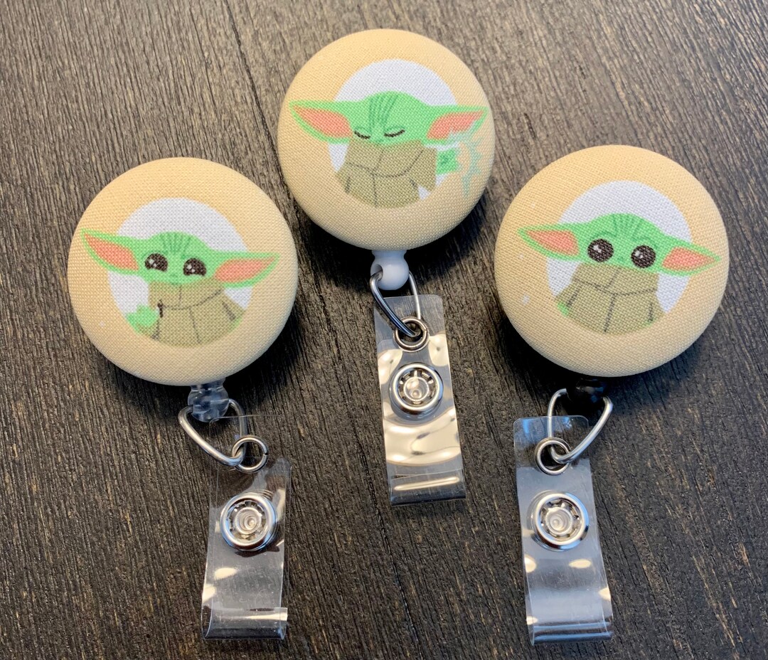 Baby Yoda Badge Reel, Mandalorian, Grogu - Etsy