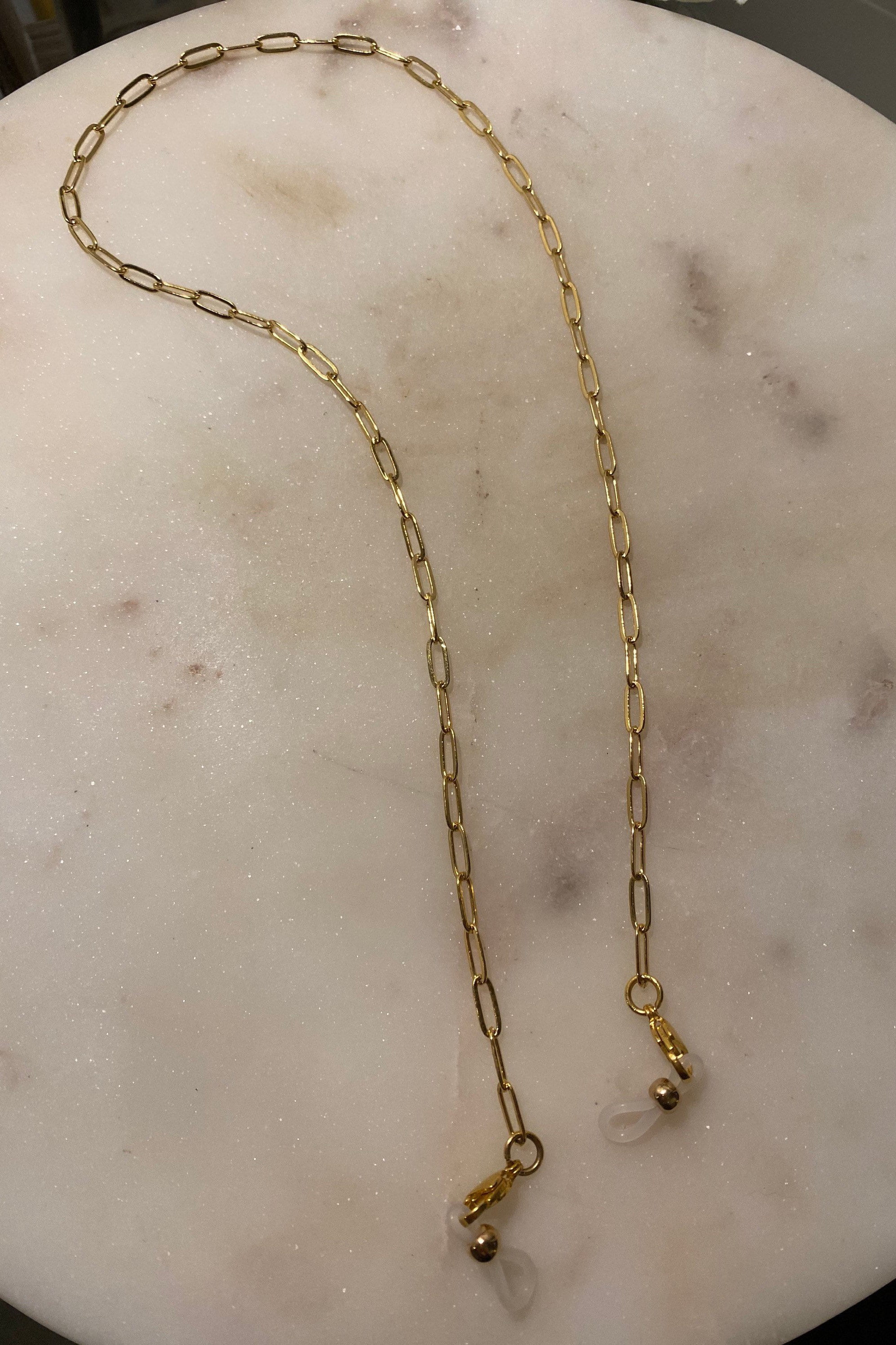 Gold Paperclip Chain - Mask / AirPod / Glasses / Sunglasses Chain - Etsy