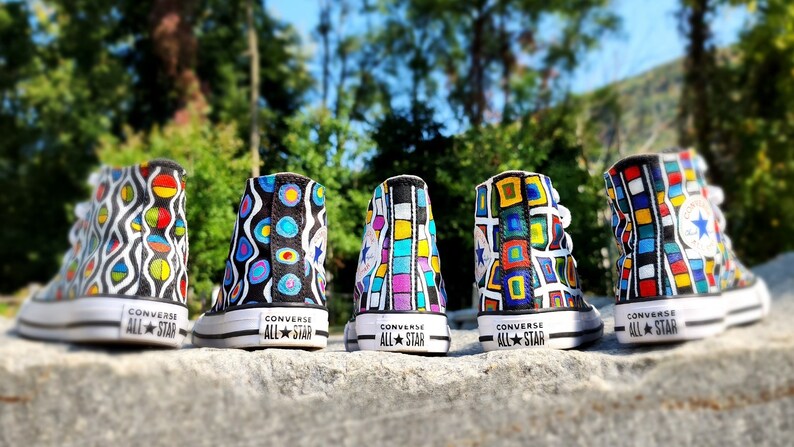 Original Artist Designed Hand Painted Converse: Limited Run - Etsy