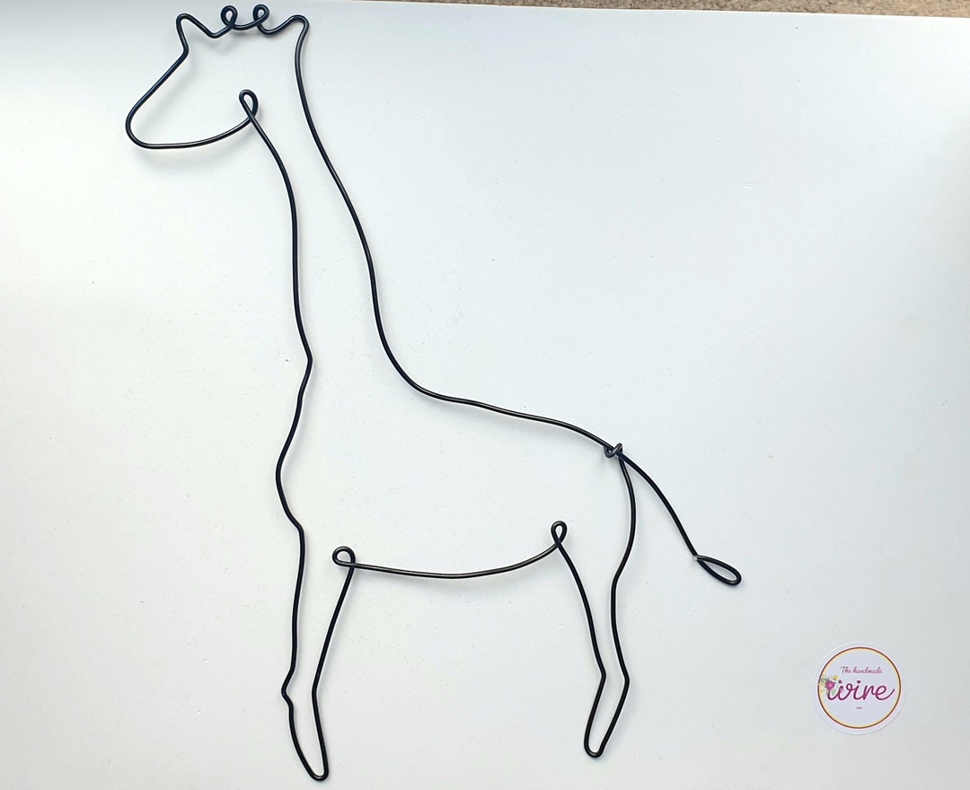 Large Giraffe Metal Wall Art Sign ~ Gift, Home Decor, Nursery, Giraffe ...