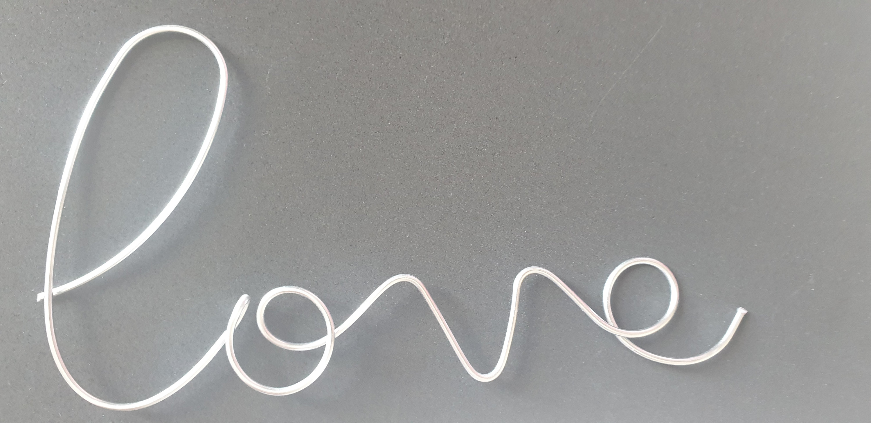 Wire words love wall art sign anniversary home decor | Etsy