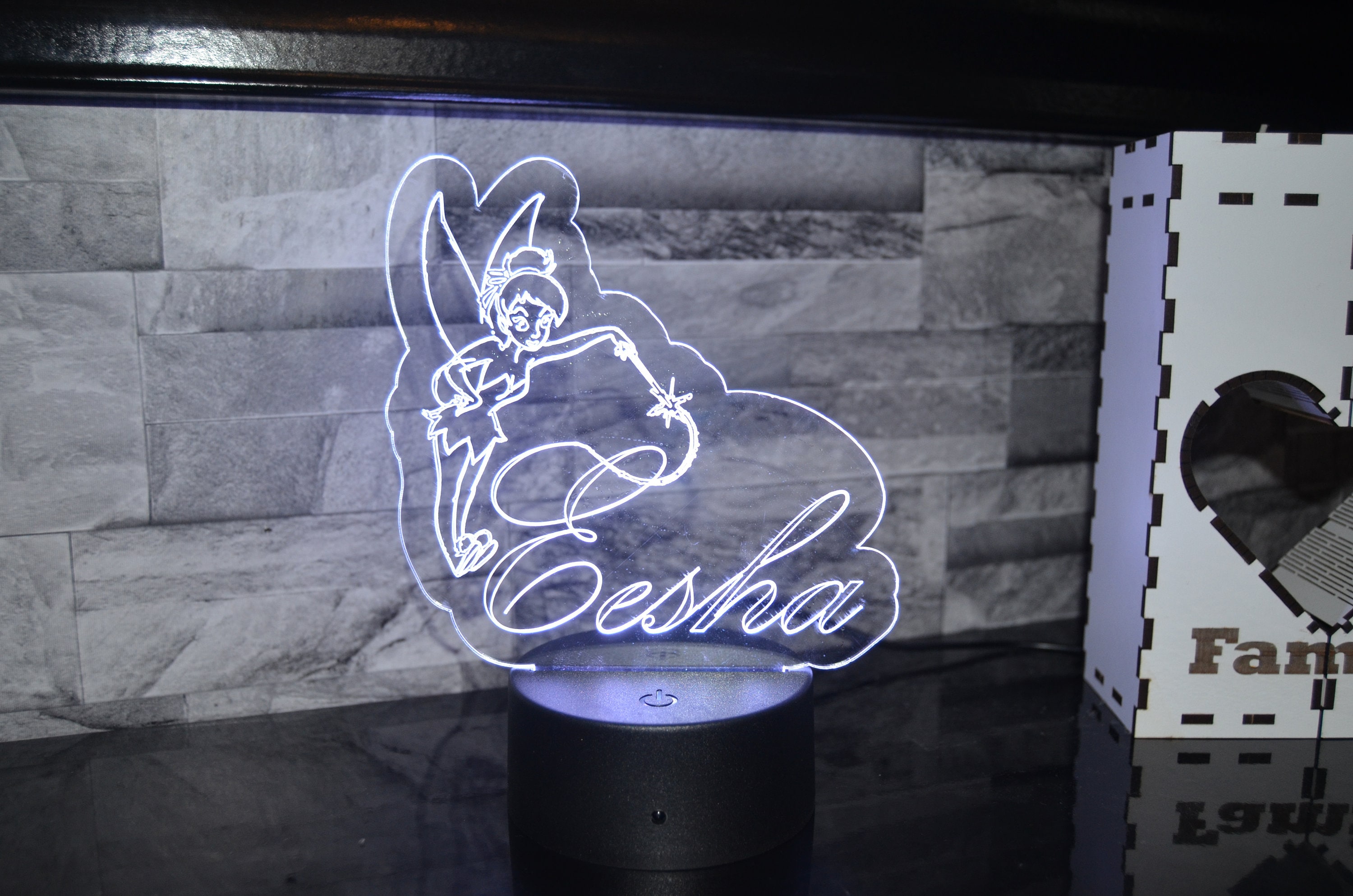 Custom Personalised Led Name Night Light Kids Room Desk Light - Etsy