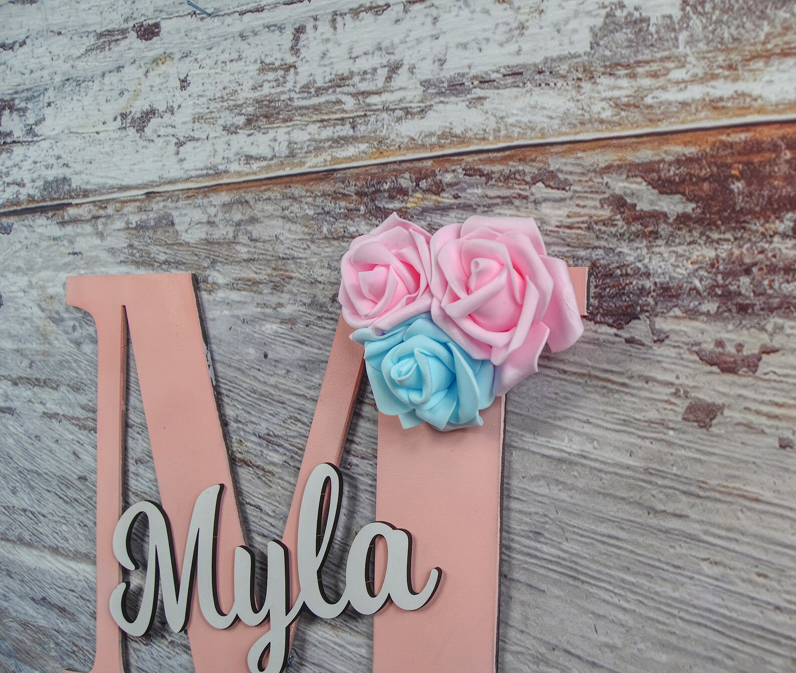 Personalized Letter Name Sign Custom Wall Decor Alphabet - Etsy UK