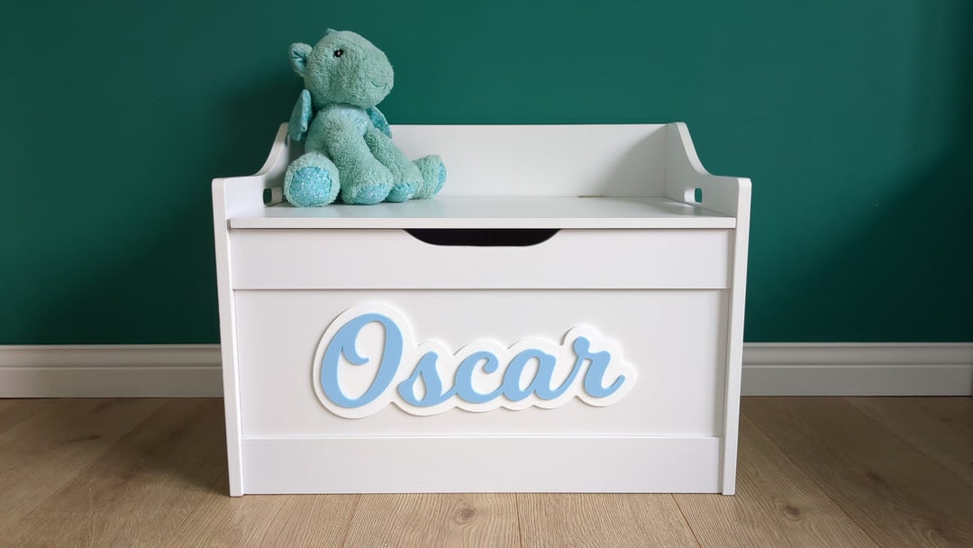 Personalized Acrylic Name Sign: Kids Room Decor, Toy Box Sign - Etsy UK