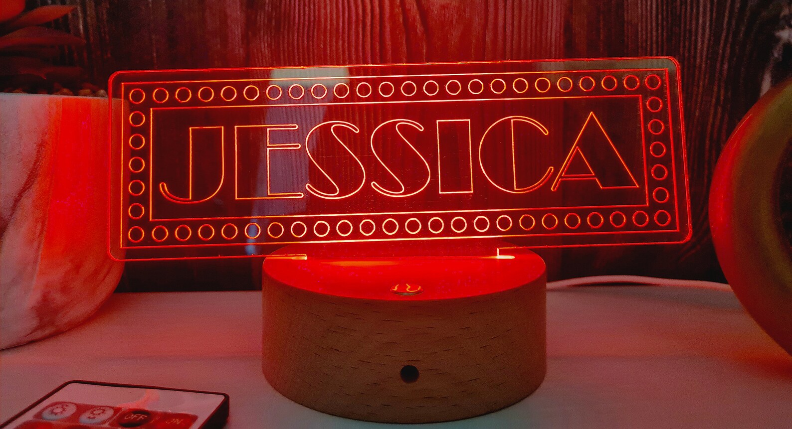 LED Night Light in Broadway Theme Personalised Sign Custom - Etsy