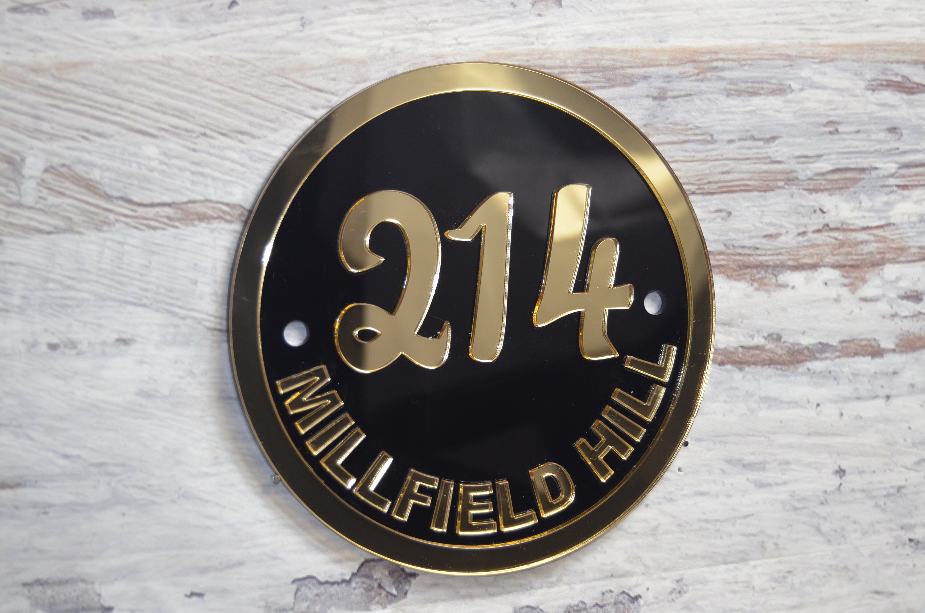 Personalised Door Number Sign Door Plaque Front Door Number. - Etsy