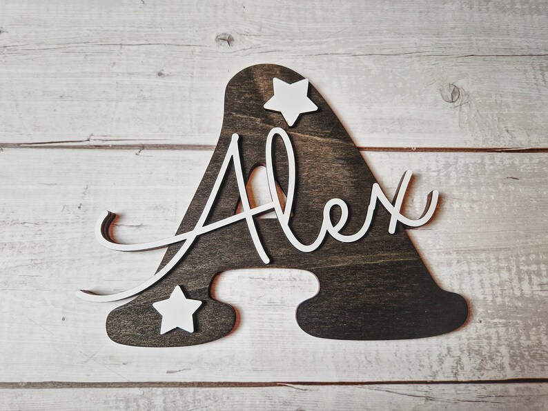 Personalized Letter Name Sign Custom Wall Decor Alphabet - Etsy UK