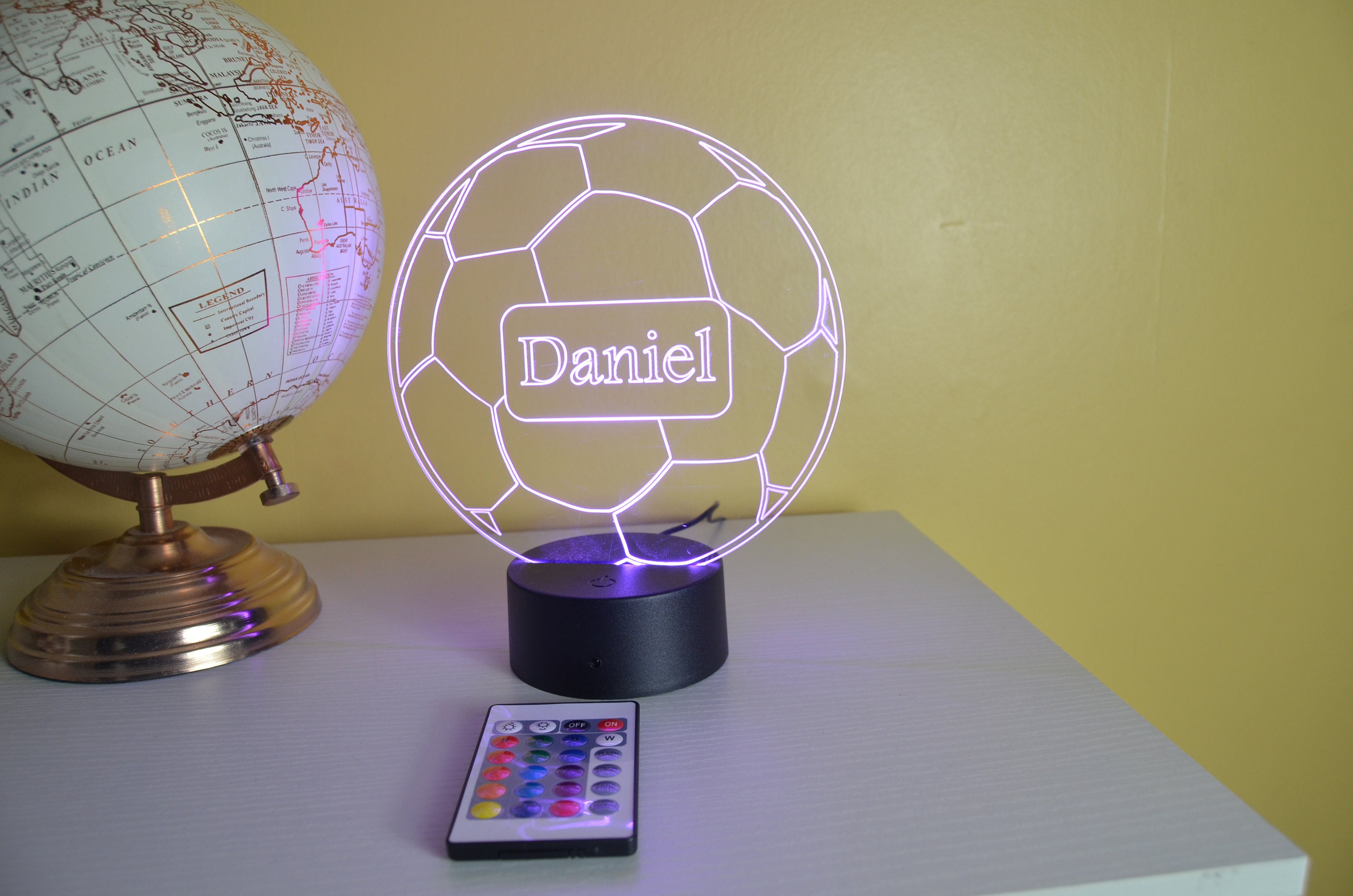 Custom Personalised Led Name Night Light Kids Room Desk Light - Etsy UK