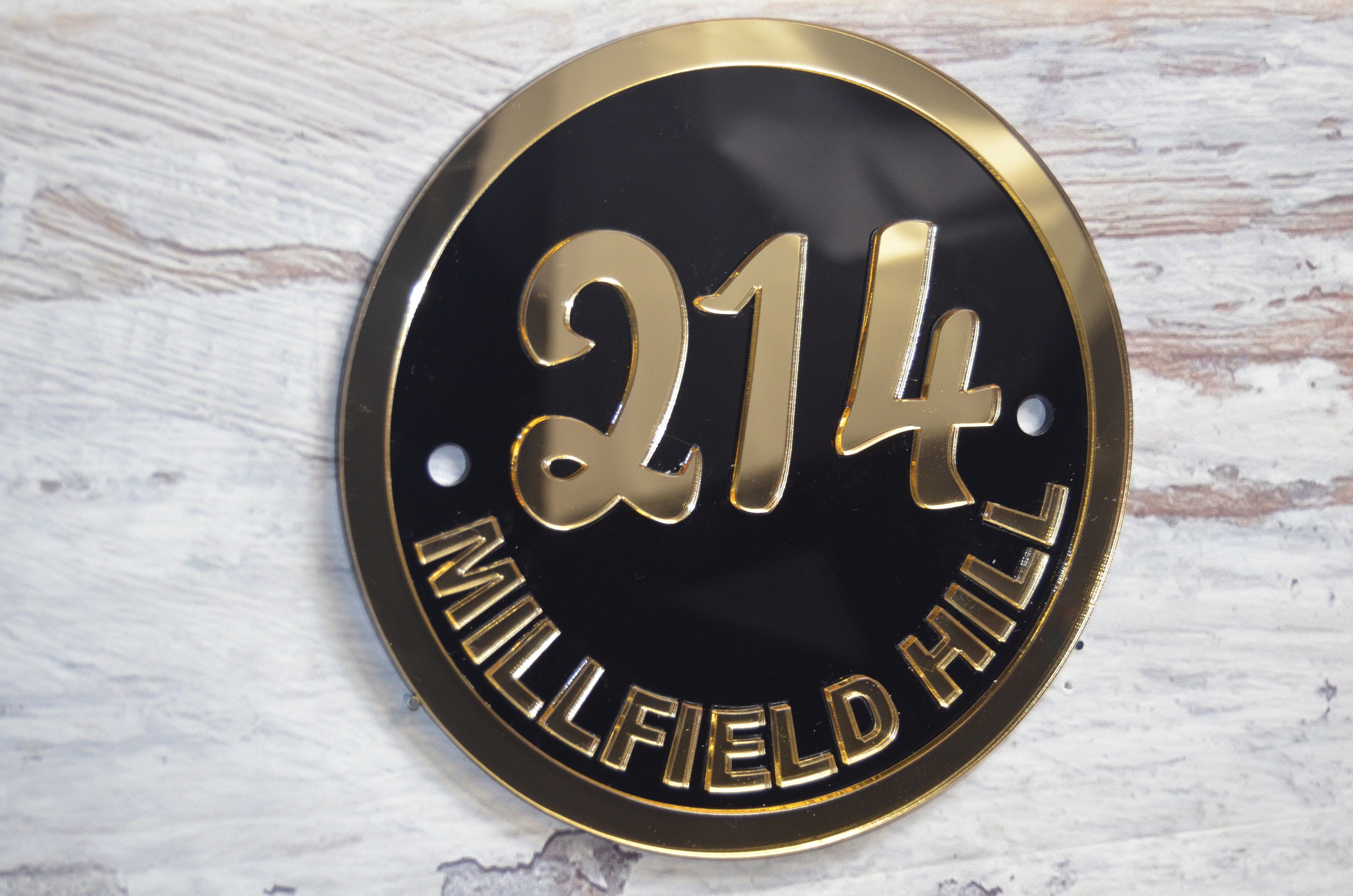 Personalised Door Number Sign Door Plaque Front Door Number. - Etsy
