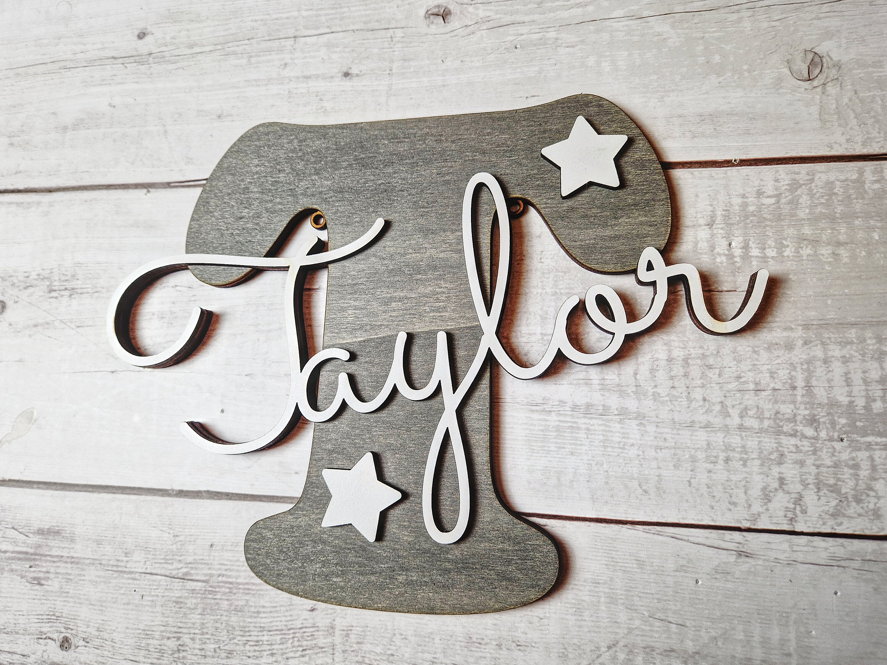 Personalized Letter Name Sign Custom Wall Decor Alphabet - Etsy UK