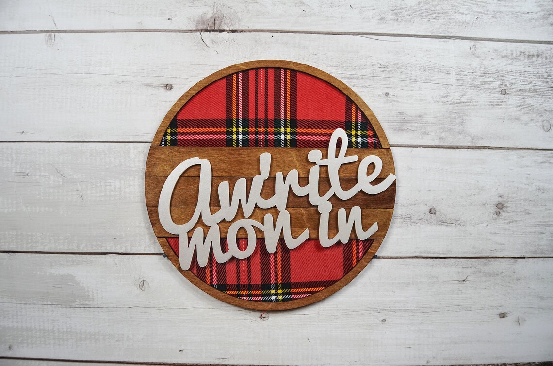 Funny Scottish Welcome Sign Bar Sign Sarcastic Plaque Wood - Etsy UK
