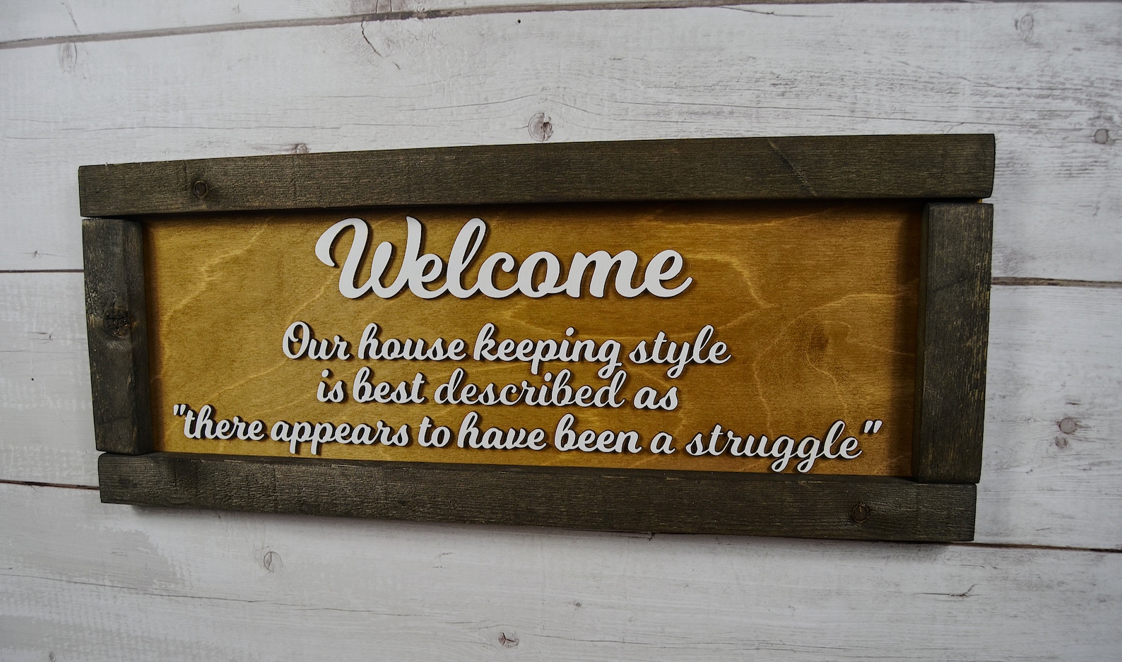 Funny Welcome Sign Front Door Display Sarcastic Plaque Wood | Etsy