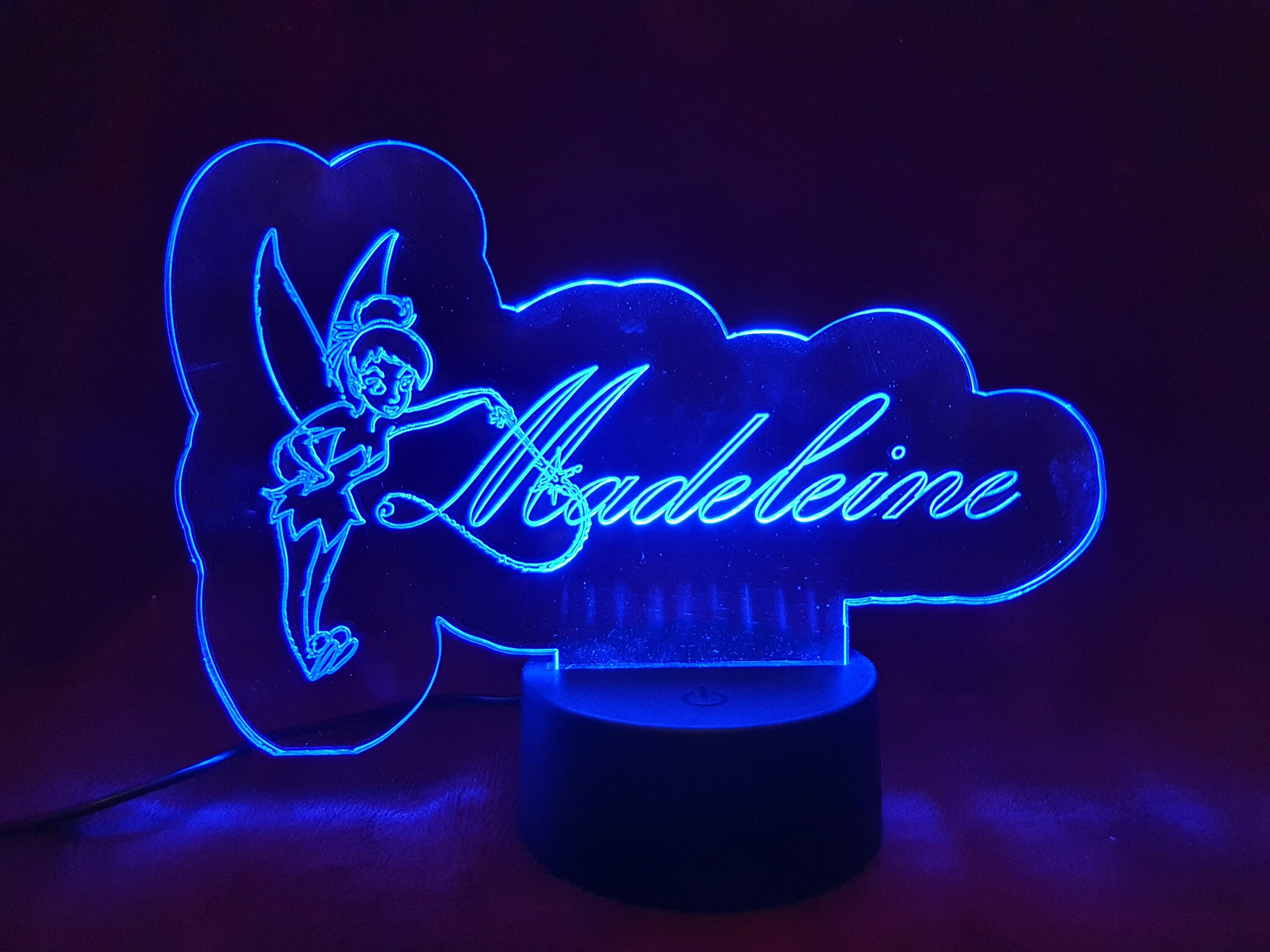 Custom Personalised Led Name Night Light Kids Room Desk Light - Etsy