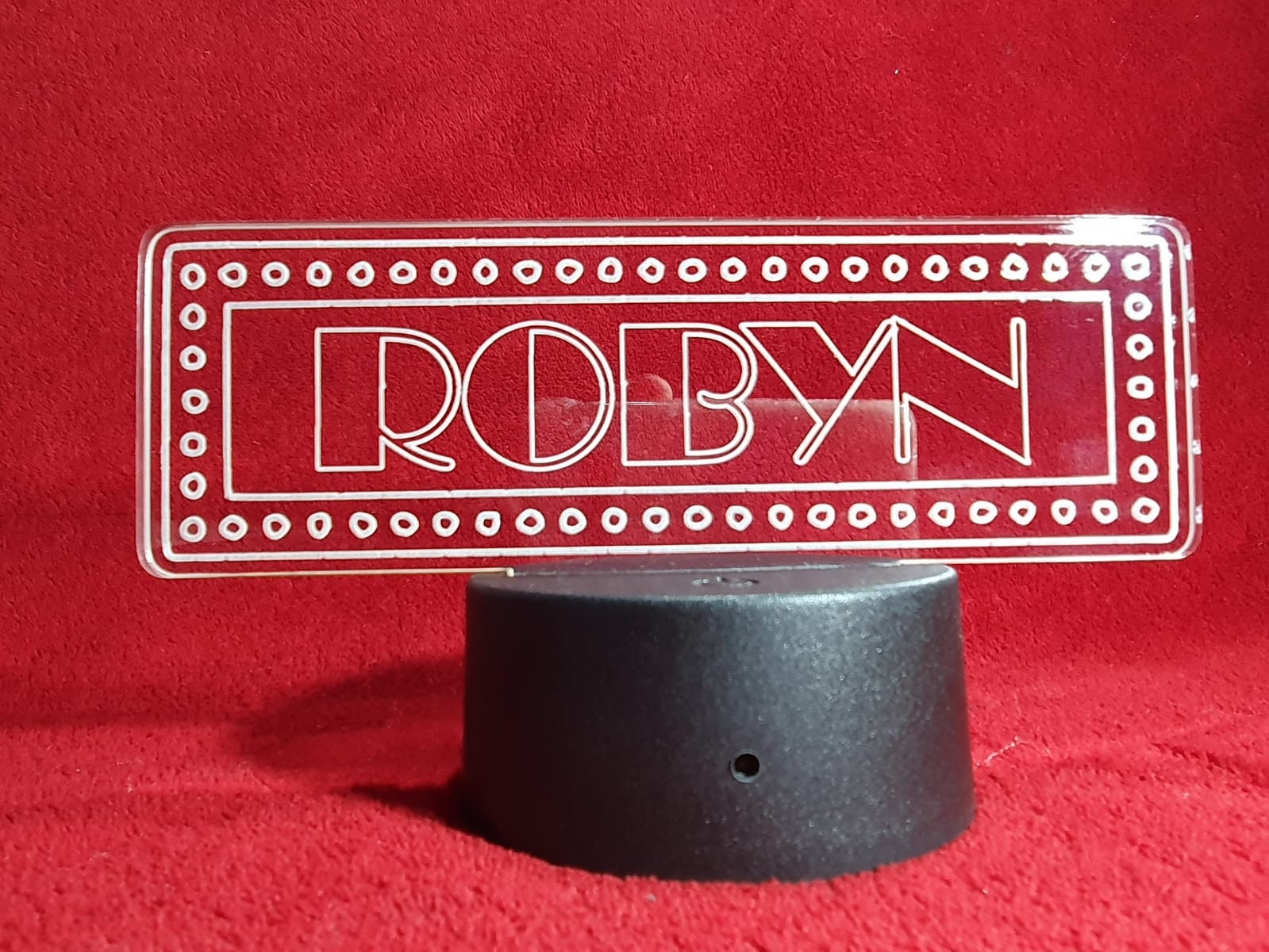 LED night light in broadway theme personalised sign custom | Etsy