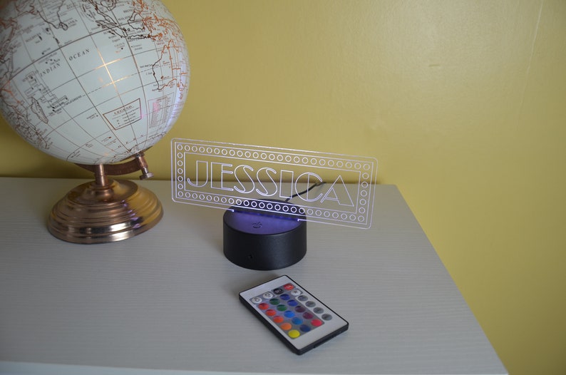 LED Night Light in Broadway Theme Personalised Sign Custom - Etsy